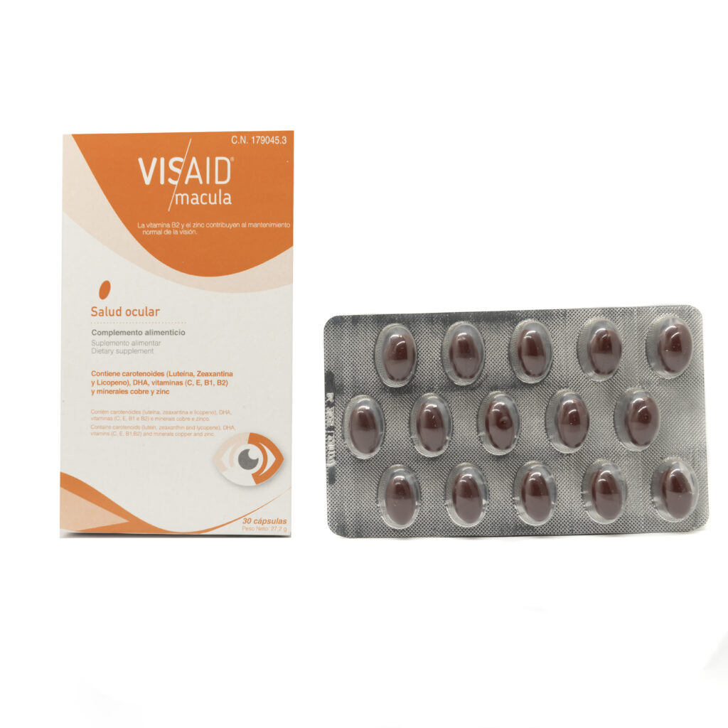 VISAID MACULA 30 CÁPSULAS - Safe by Solprom
