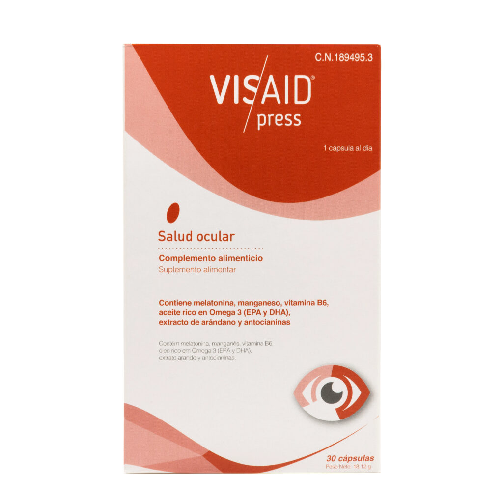 VISAID PRESS 30 CÁPSULAS - Safe by Solprom